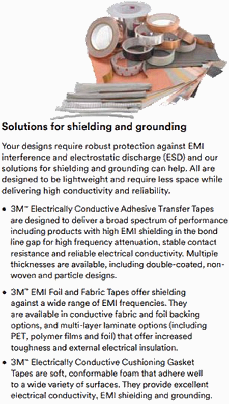 EMI/EMC Electronic Solutions - 3M Electronic Specialty | Mouser